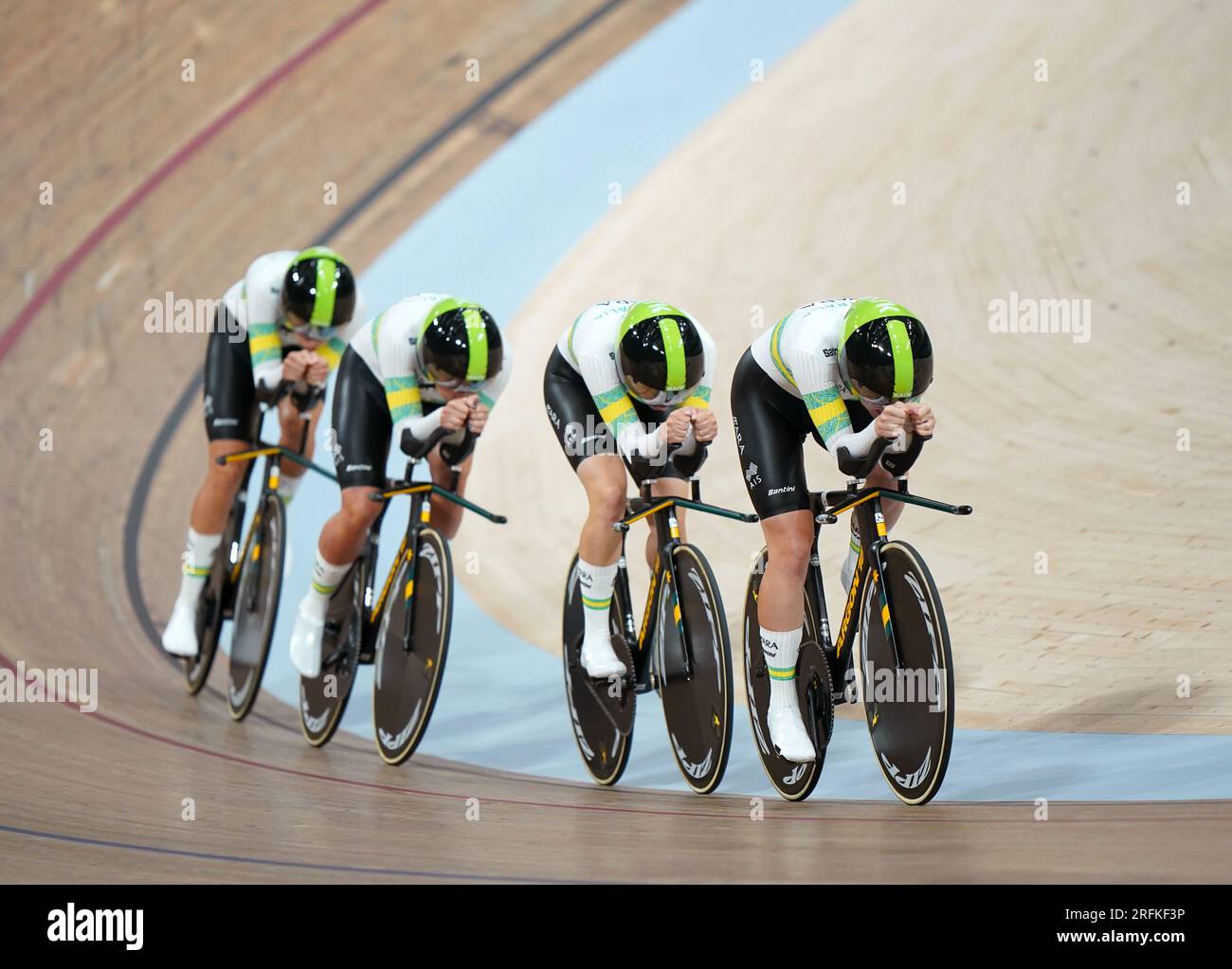 Australia's Chloe Moran (right) leads her group in the Women's Elite ...