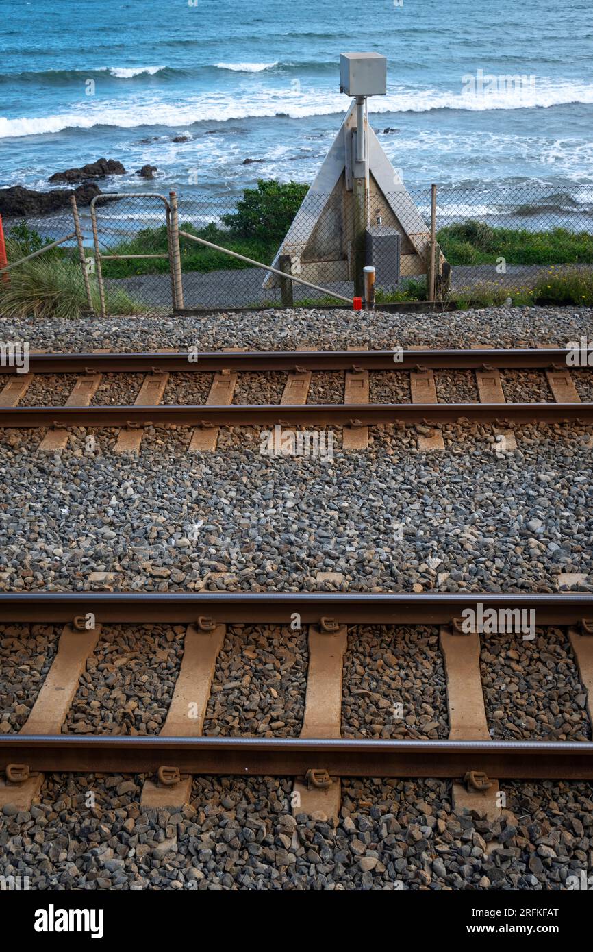 Double track railway line hi-res stock photography and images - Alamy