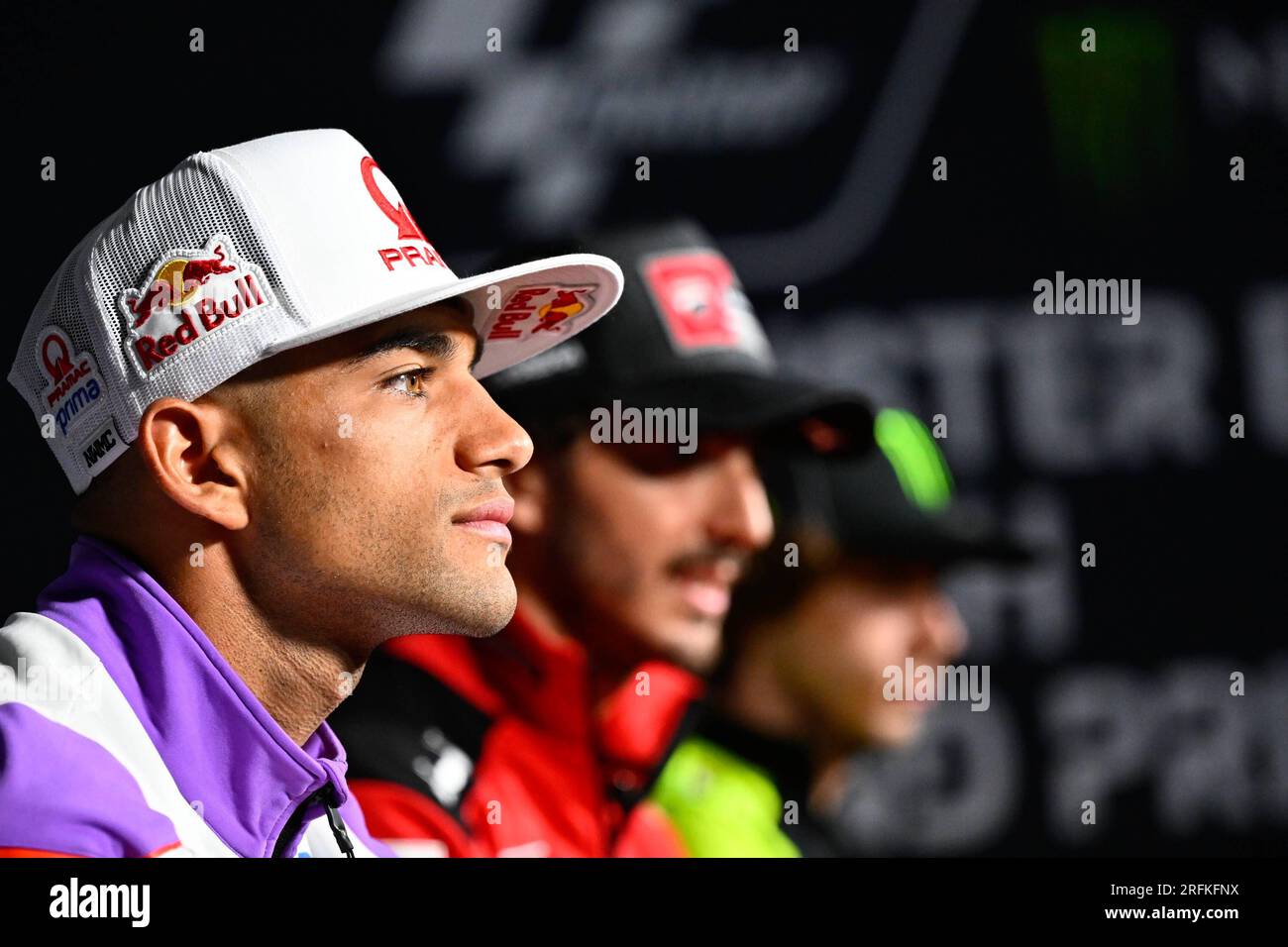 Silverstone, UK. 03rd Aug, 2023. Press conference before Monster Energy ...