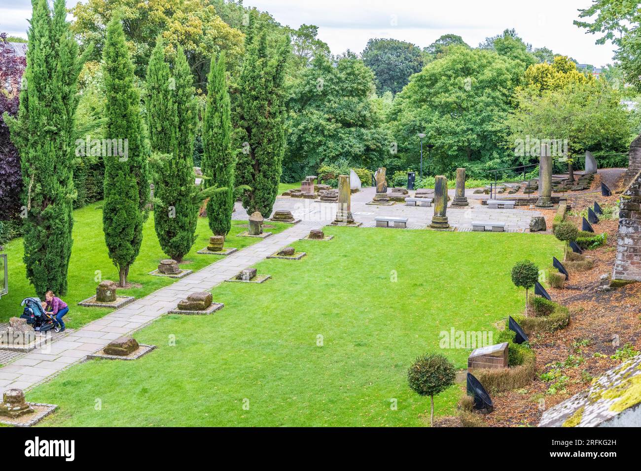 Chester Roman Gardens are a public park in Chester, where you can see ...