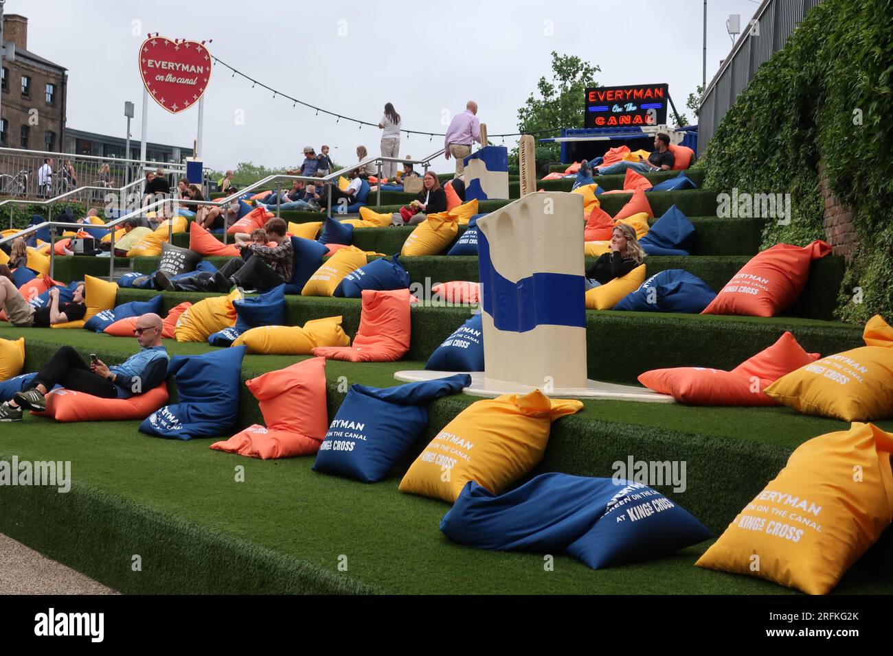Everyman screen on the banks of the Regent's Canal in Kings Cross ...