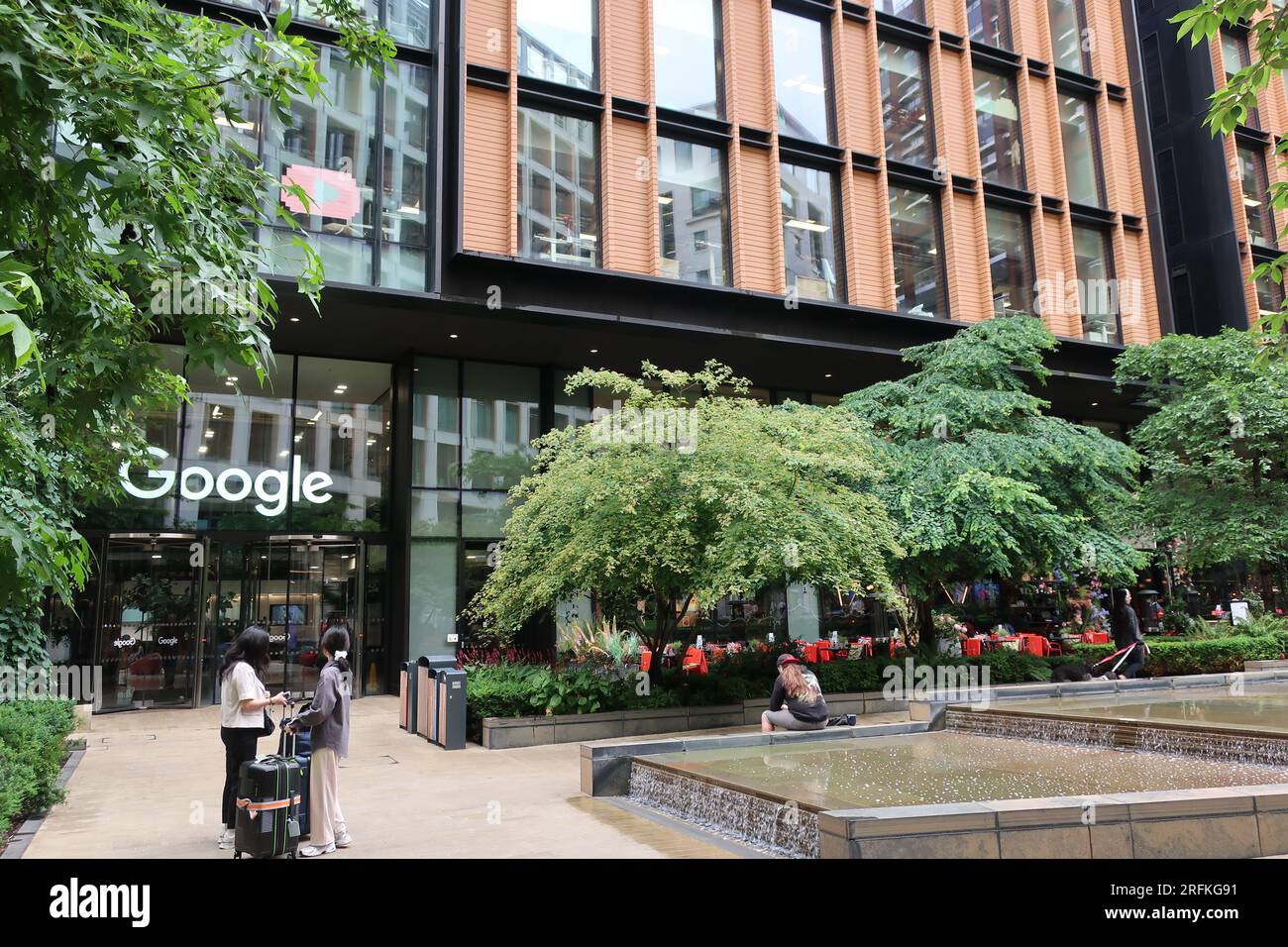 One of the London HQ office buildings for corporate tech giant Google ...