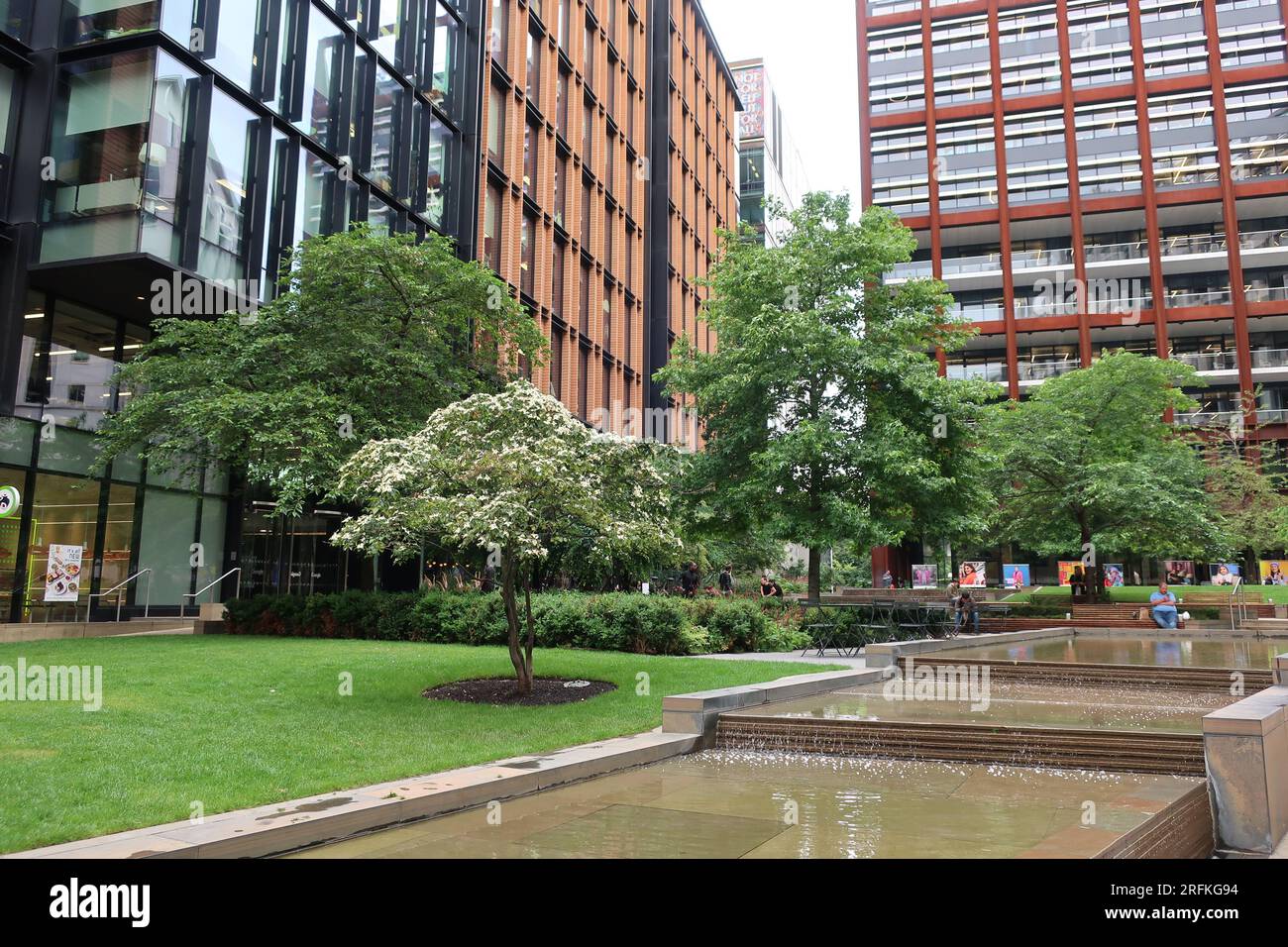 One of the London HQ office buildings for corporate tech giant Google ...