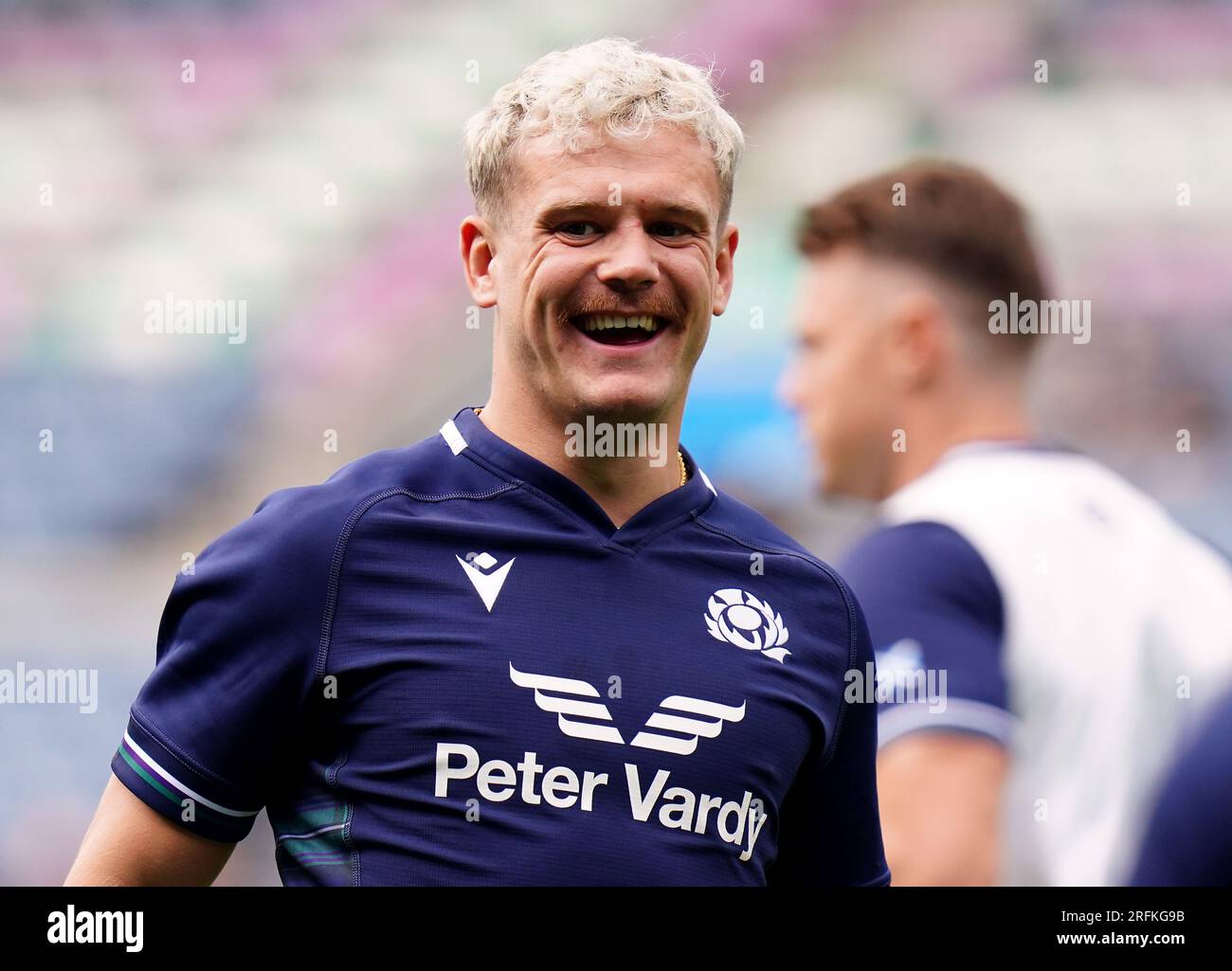 Scotland's Darcy Graham during a team run at the Scottish Gas ...