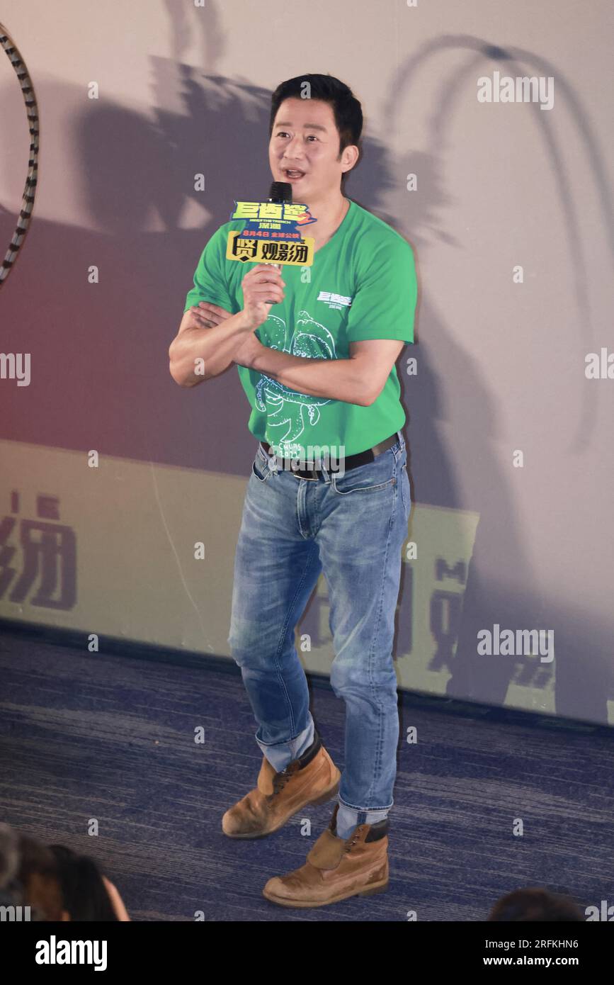 Chinese actor, director and martial artist Wu Jing promotes film in ...