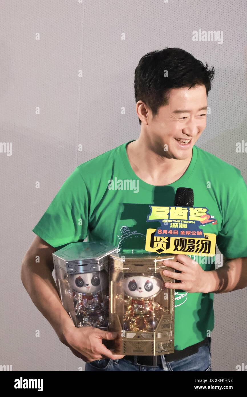Chinese actor, director and martial artist Wu Jing promotes film in ...