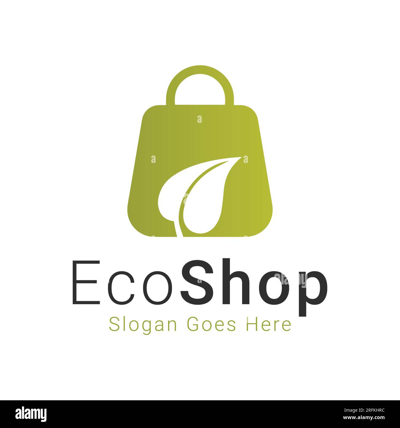 Eco bag concept shopping Stock Vector Images - Alamy