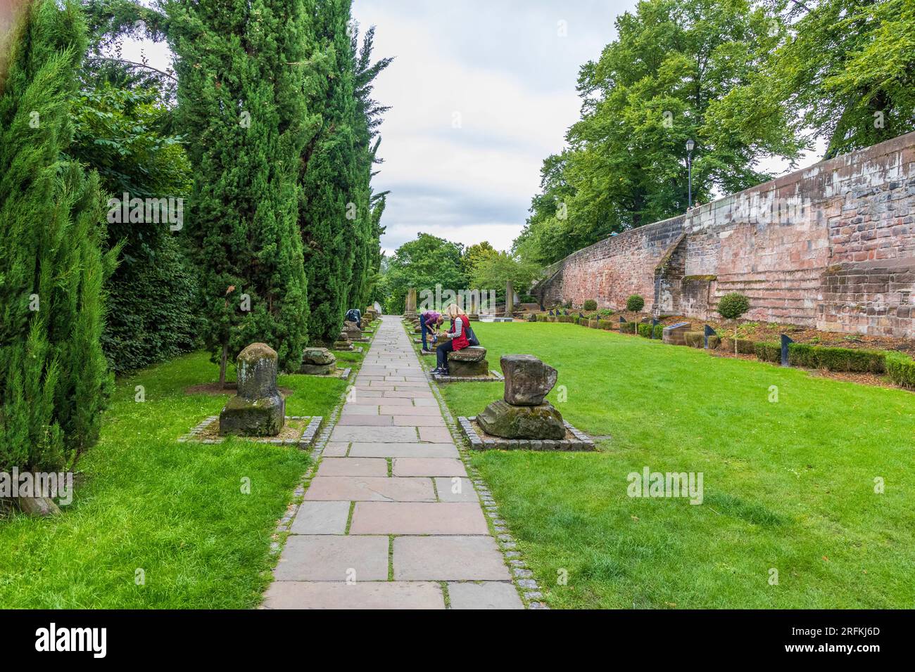 Chester Roman Gardens are a public park in Chester, where you can see ...