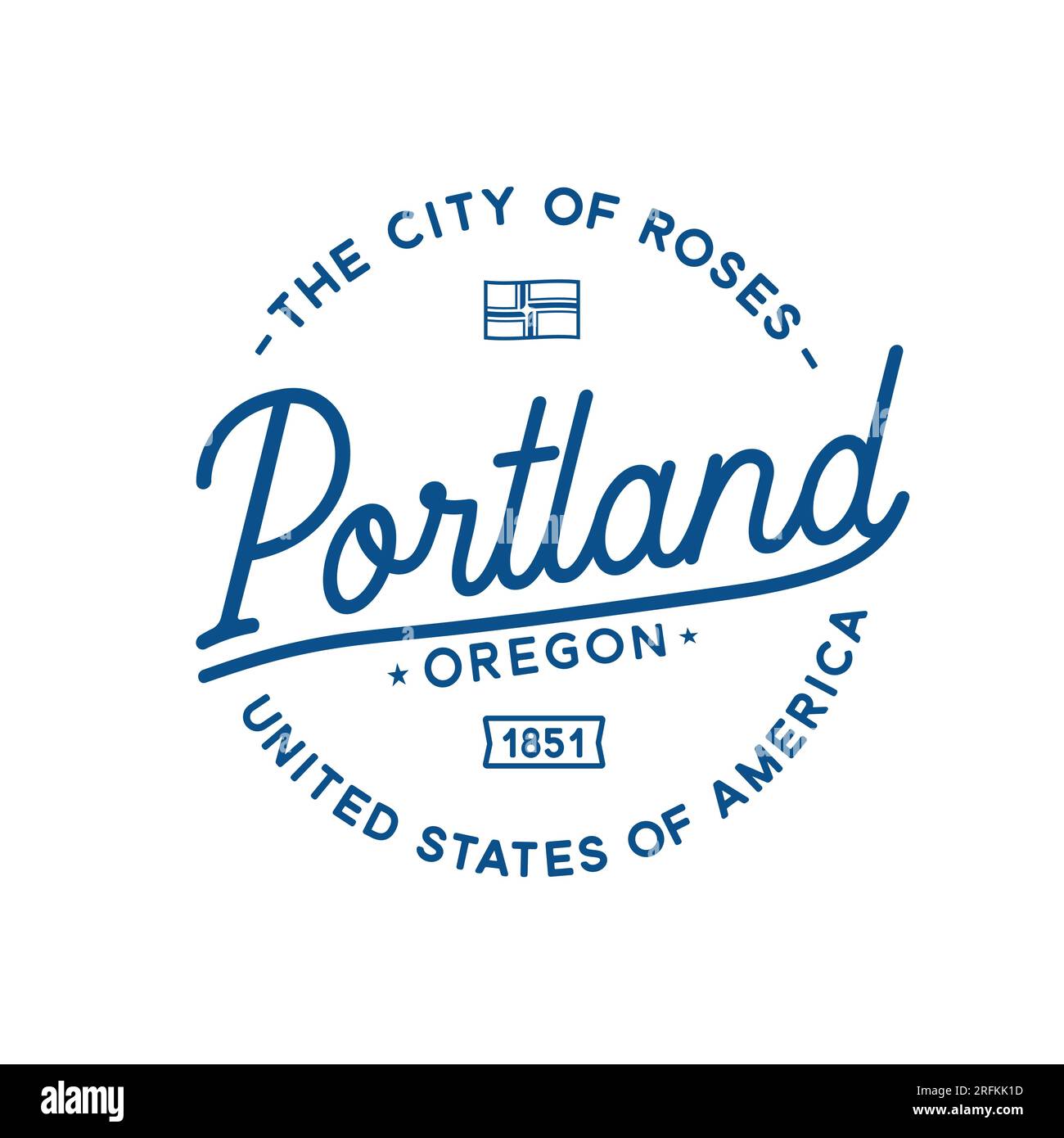 Portland slogan hi-res stock photography and images - Alamy