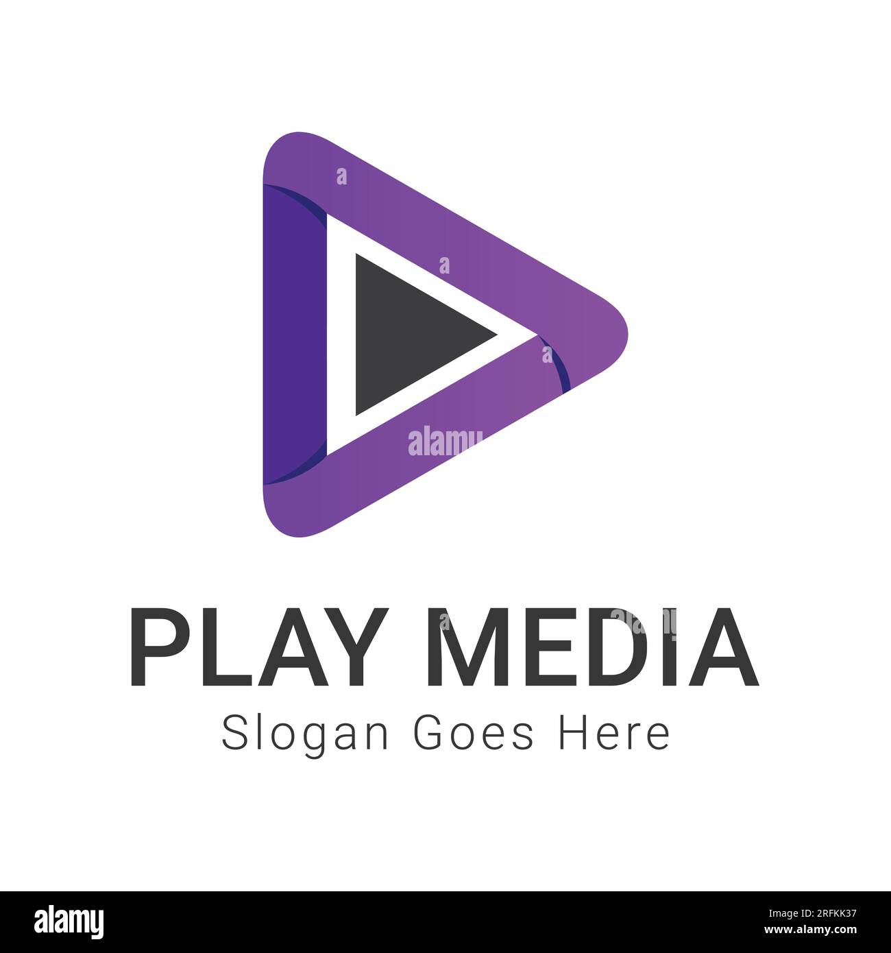 Play Media Fast Forward Play Button Logo Design 3D Play Button Stock ...