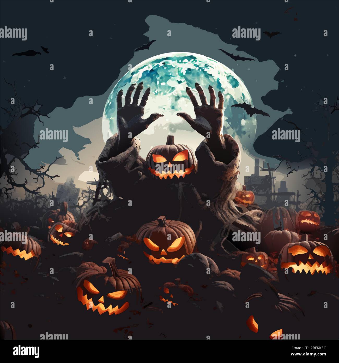 vector pumpkin man. pumpkin men with raising hands . pumpkin men with ...