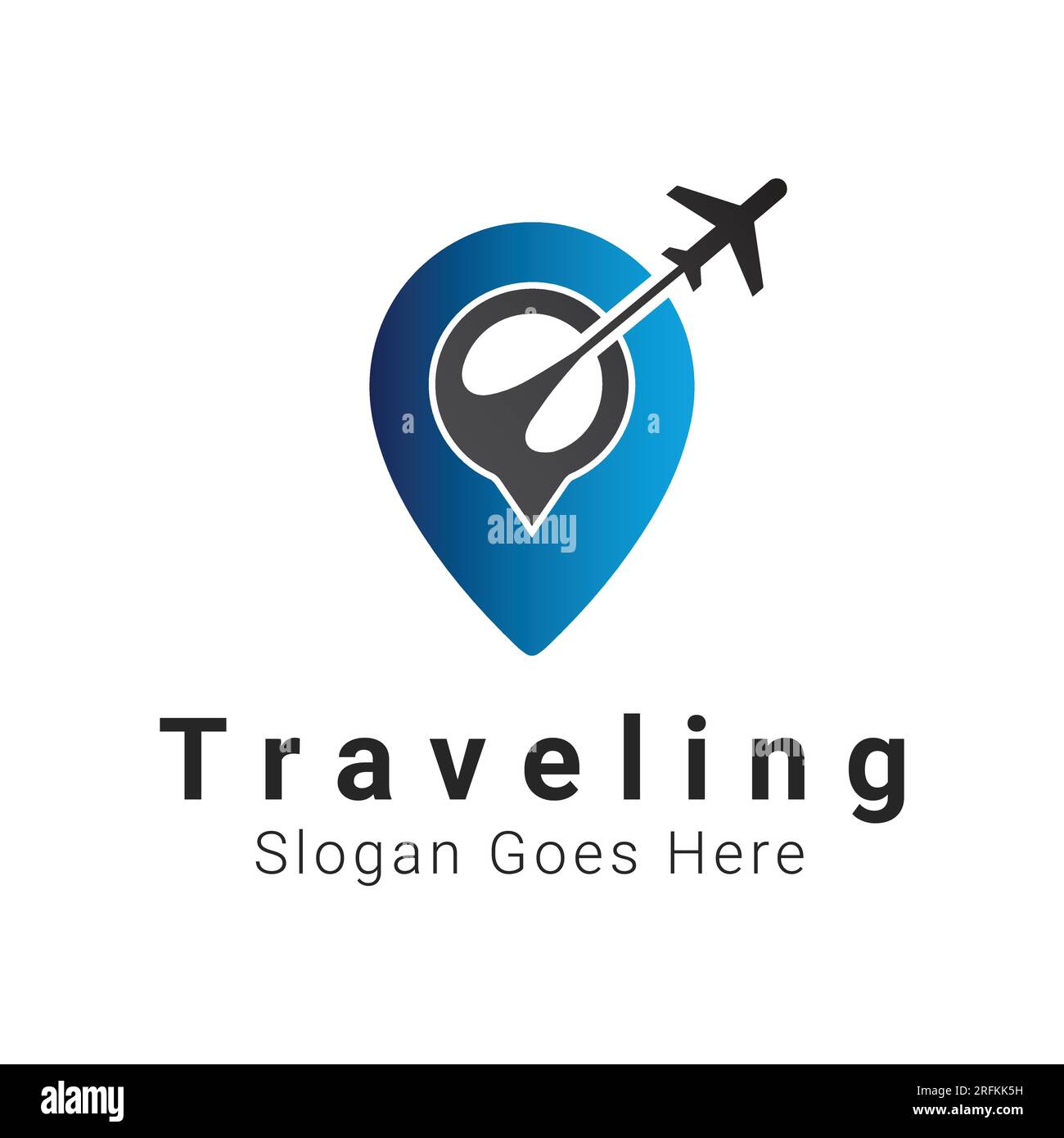 Travel Location Logo Design Traveling Plane Logo Type Travel Agency ...