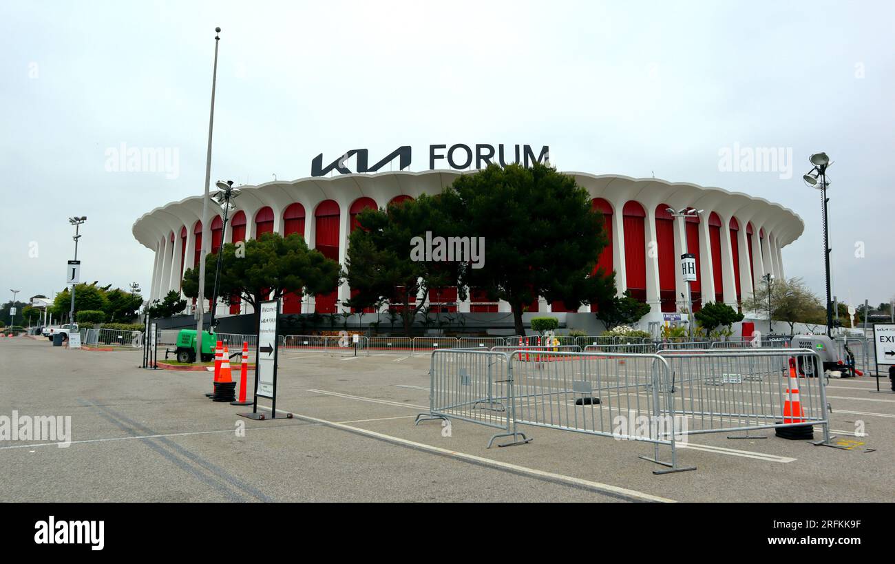 Inglewood (Los Angeles), California: KIA FORUM (The Forum), a multi-purpose indoor Arena located ...