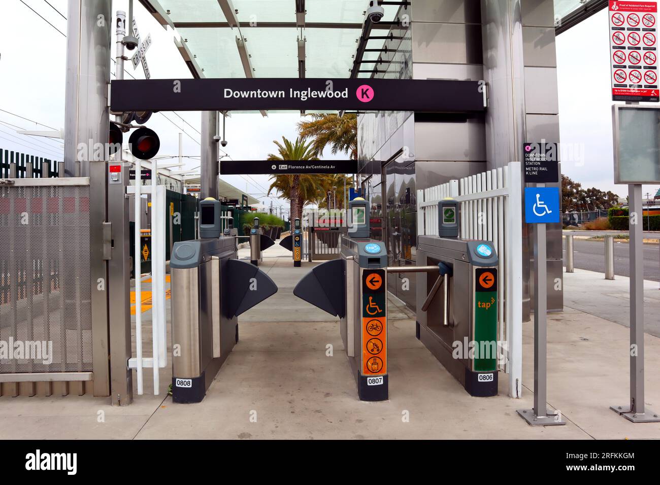Inglewood (Los Angeles County), California: Downtown Inglewood Metro ...