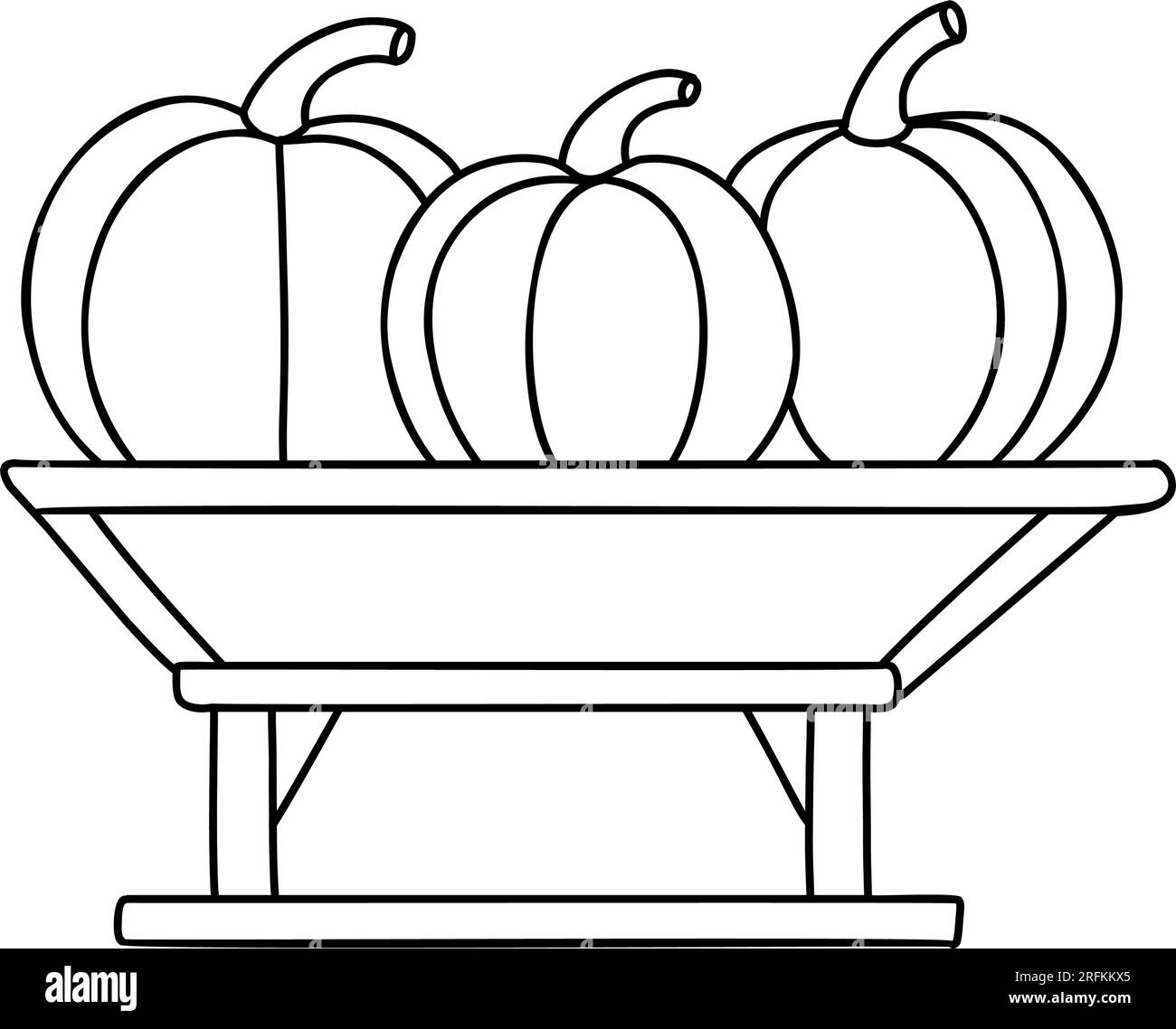 Coloring page with sunflowers, autumn coloring Stock Vector Image & Art ...