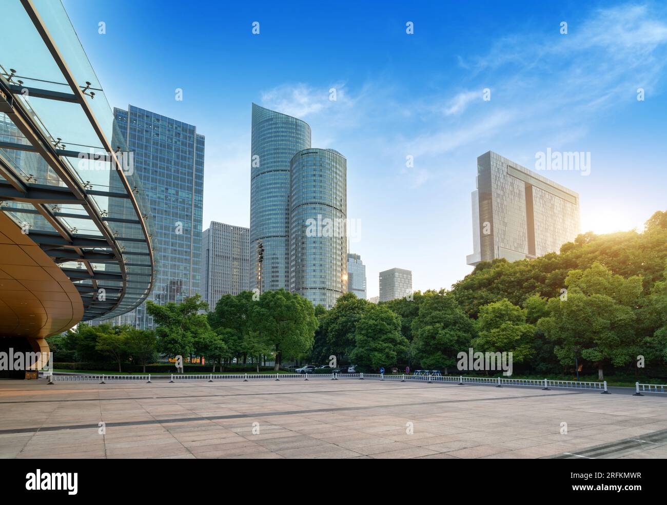 The modern high-rise in Qianjiang New City, Hangzhou, China Stock Photo ...