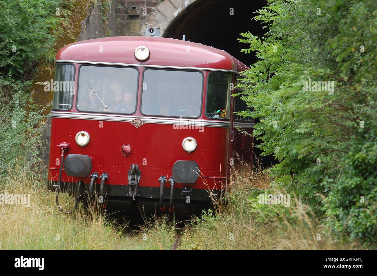This older rail bus was fondly called "the Flitsch" in the Eifel Stock ...
