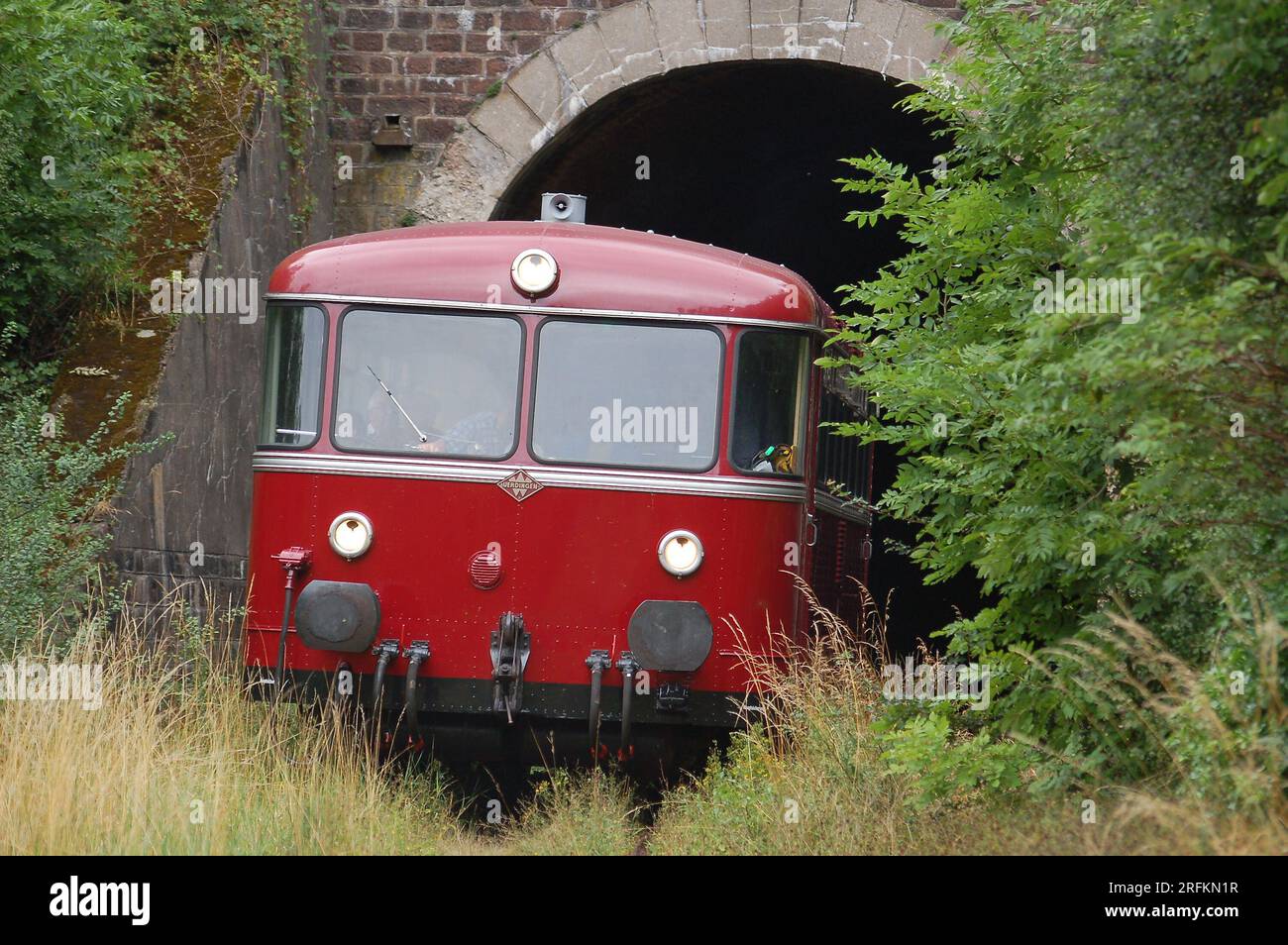 This older rail bus was fondly called "the Flitsch" in the Eifel Stock ...