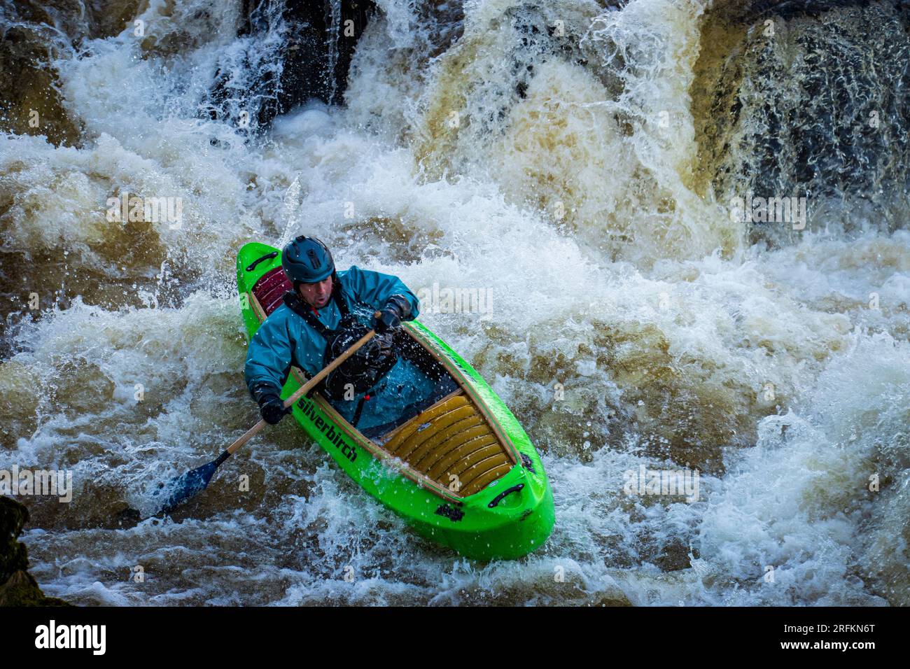 canoe white water rafting Stock Photo - Alamy