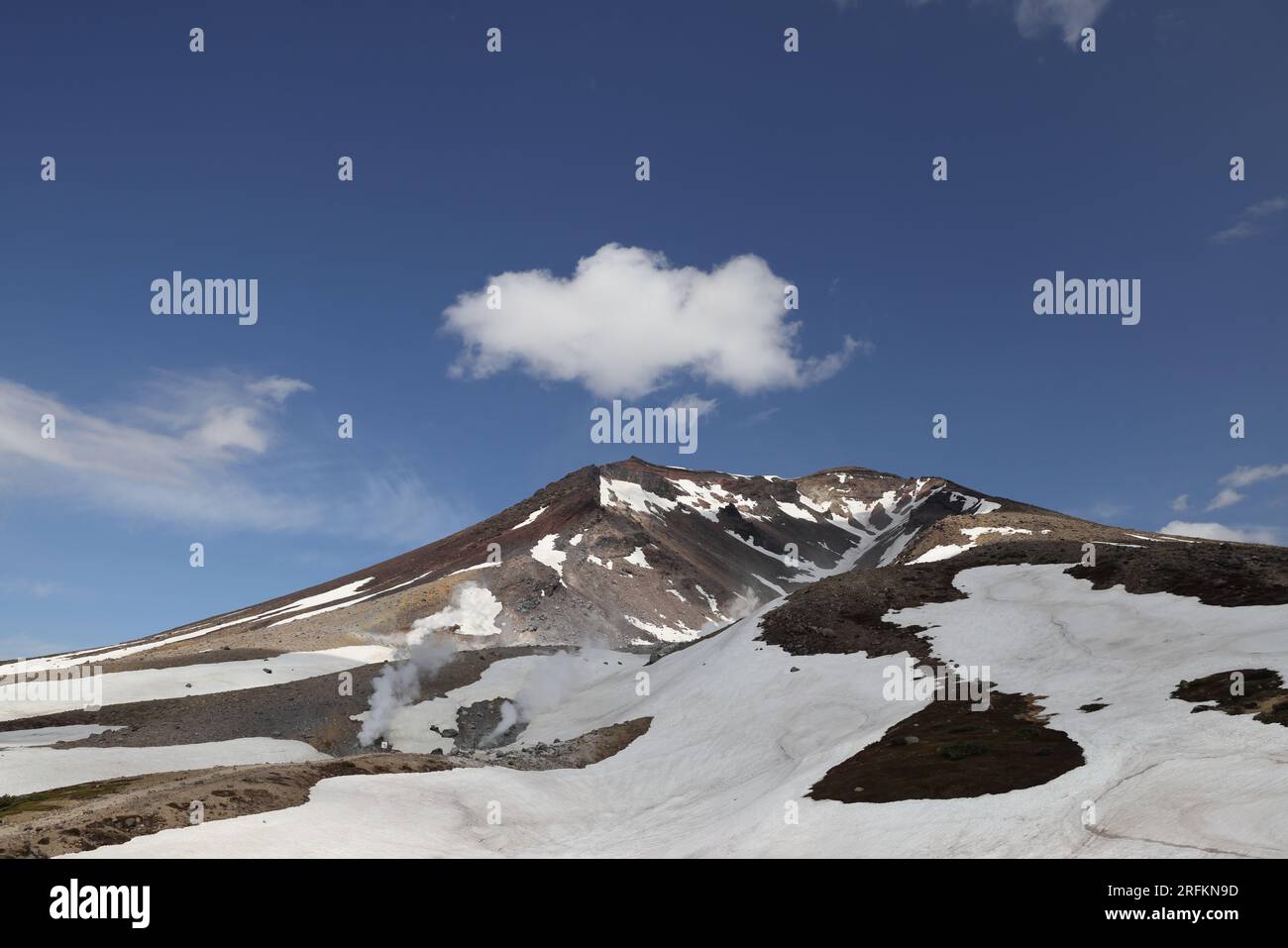 View of Asahidake (Mount Asahi) in Japan Stock Photo - Alamy