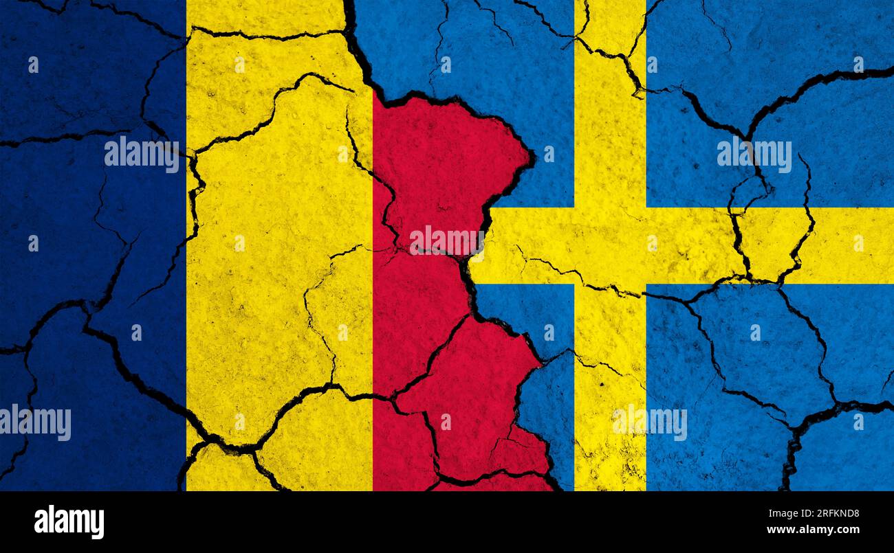 Sweden chad flag hi-res stock photography and images - Alamy
