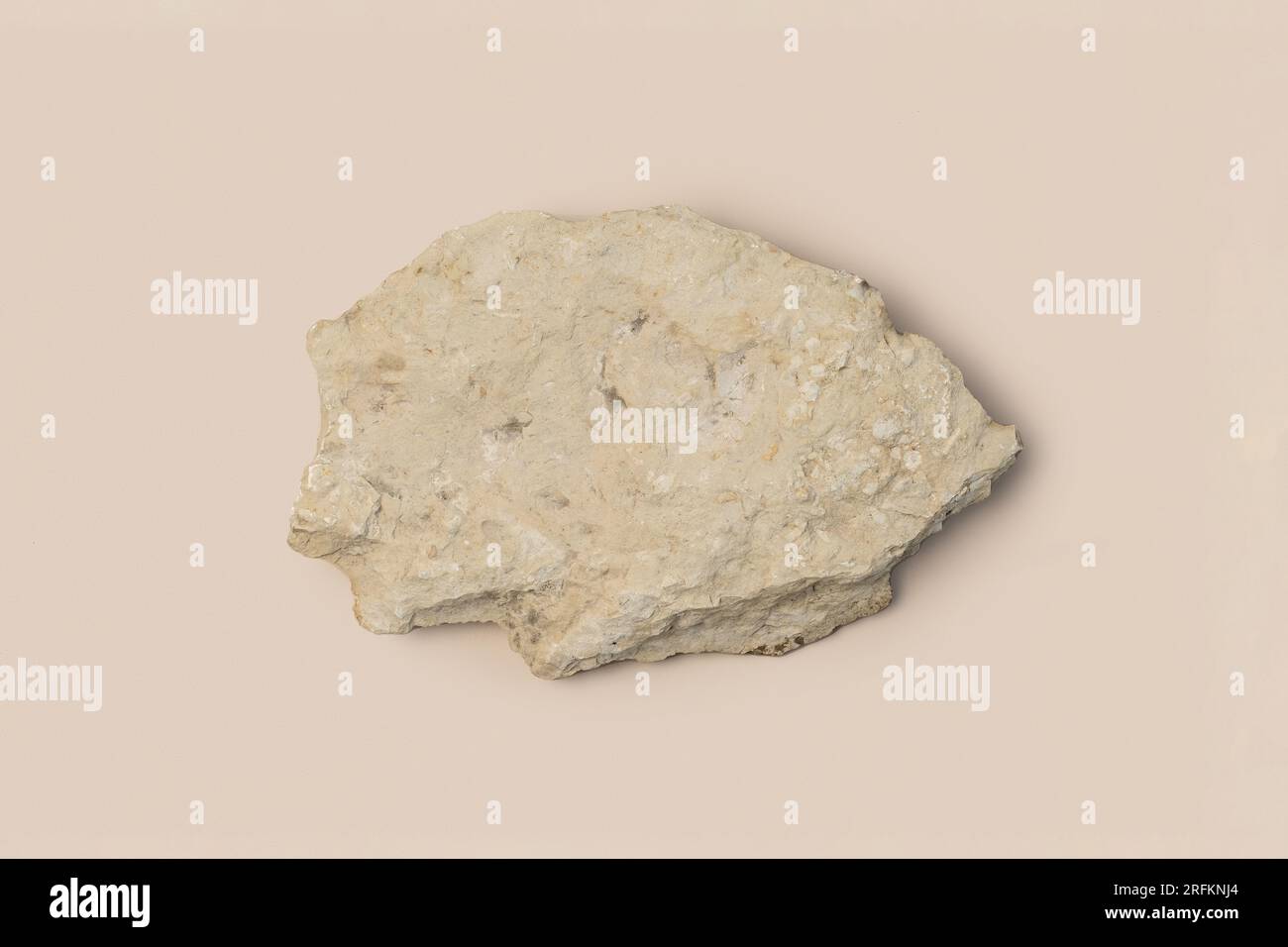 Stone Podium for promotion on beige Background. Natural rock pedestal ...