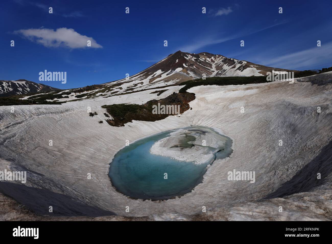 View of Asahidake (Mount Asahi) in Japan Stock Photo - Alamy