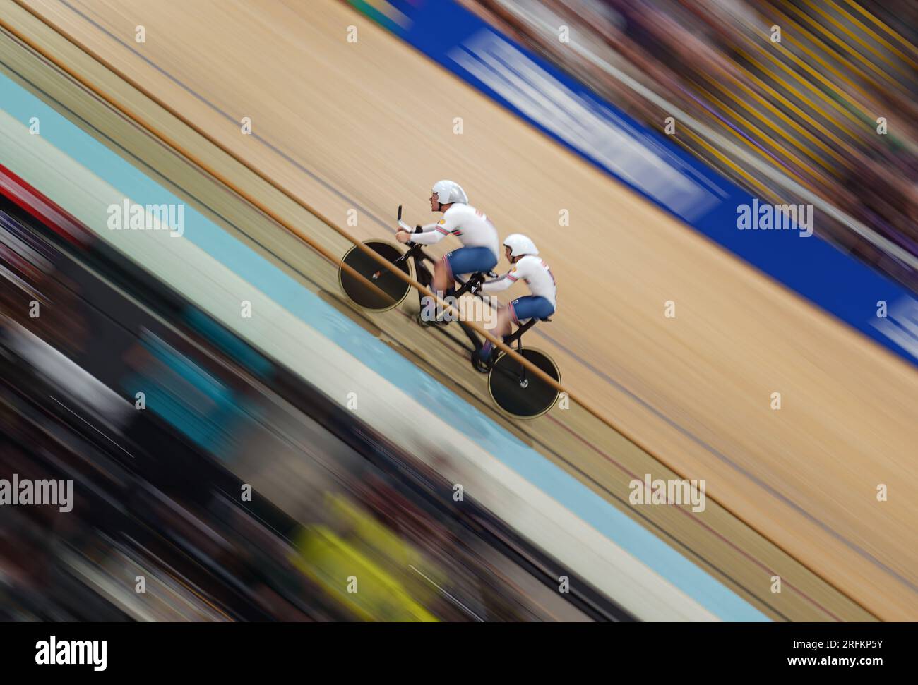 Great Britain's Neil Fachie and Matthew Rotherham in the Men B 1km Time ...
