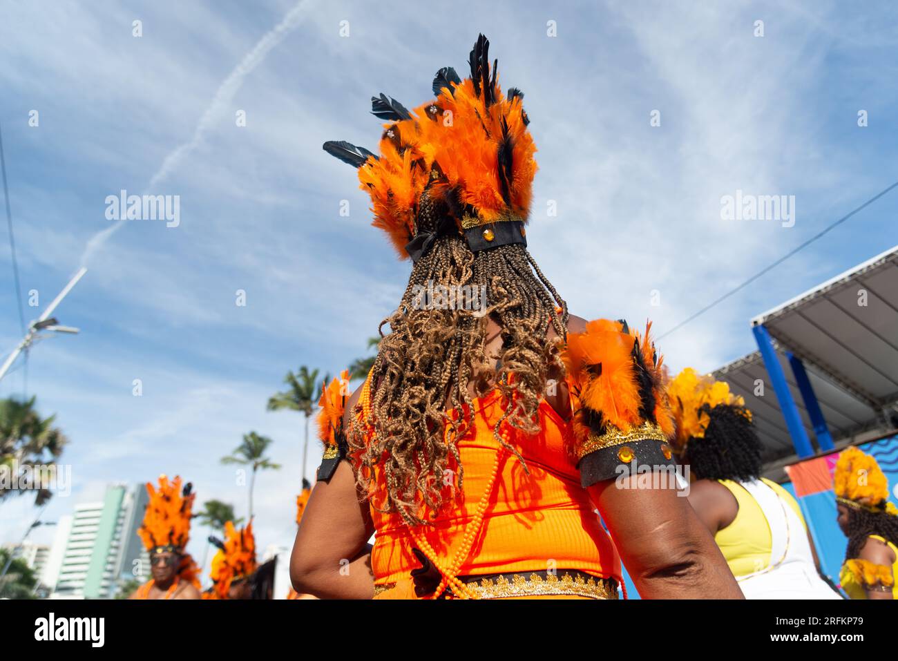 Salvador, Bahia, Brazil - February 11, 2023: Traditionally dressed ...