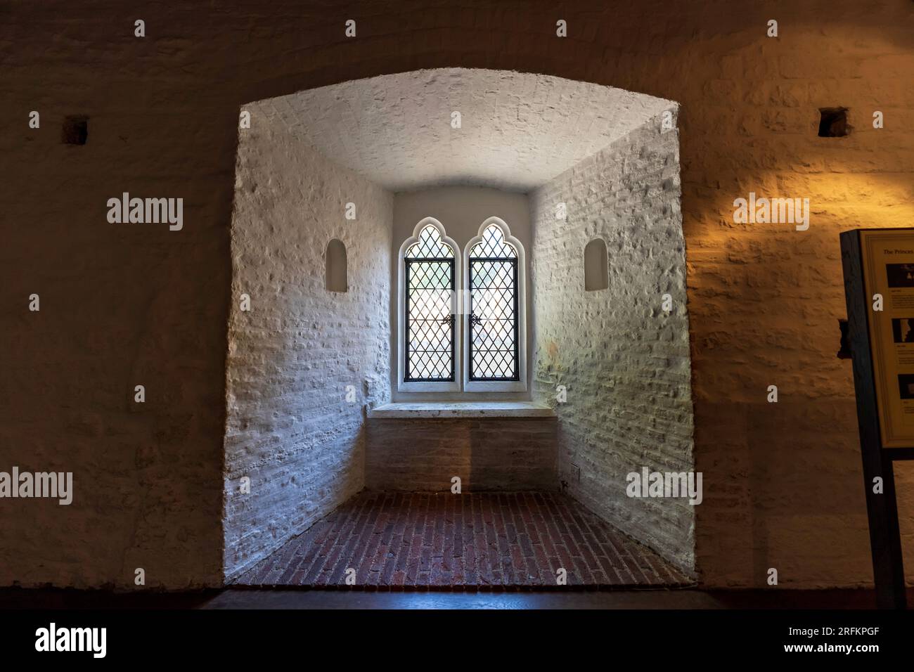 London, England, UK - July 16, 2022. The Tower of London window ...