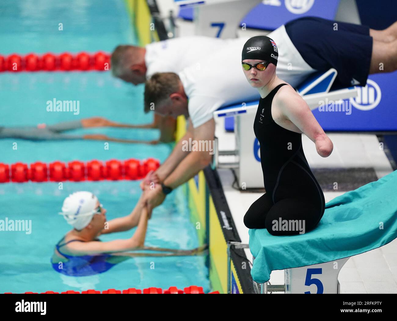 Great Britain's Ellie Challis in the Women's 50m Freestyle S3 heats ...
