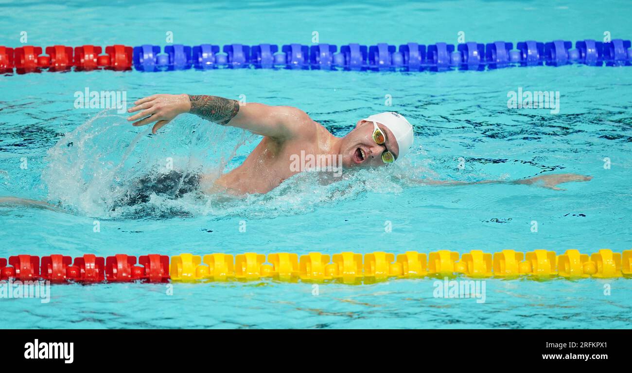 Ireland's Barry McClements in the Men's 400m Freestyle S9 heats during ...
