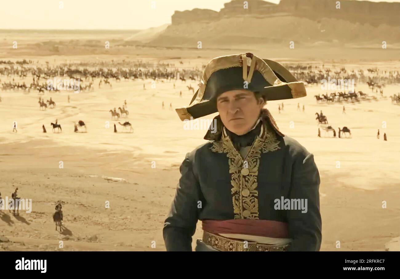 NAPOLEON 2023 Columbia/Apple TV film with Joaquin Phoenix. Scene from ...