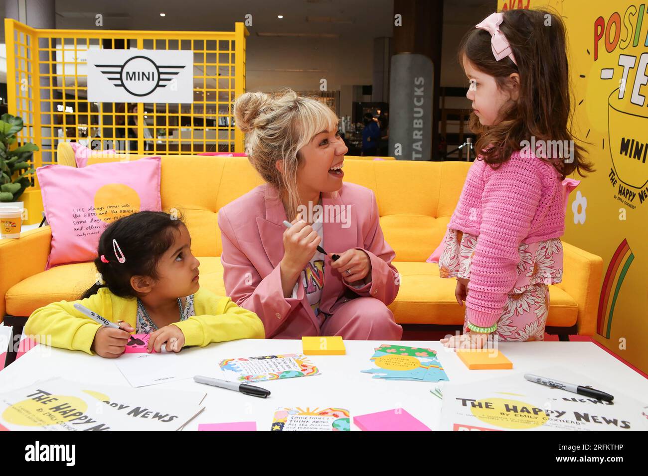 EDITORIAL USE ONLY Happiness expert and illustrator Emily Coxhead ...