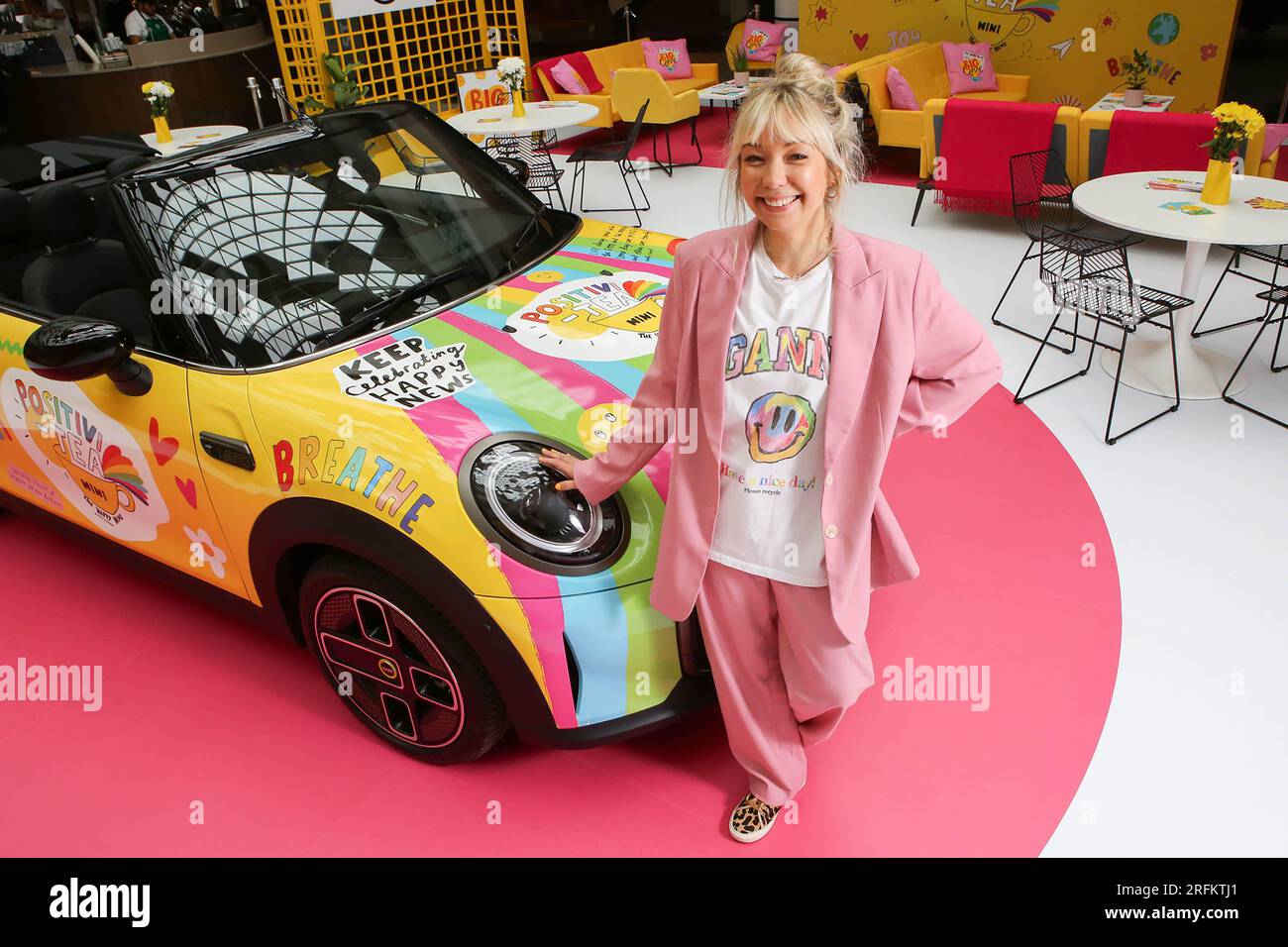 EDITORIAL USE ONLY Happiness expert and illustrator Emily Coxhead at ...