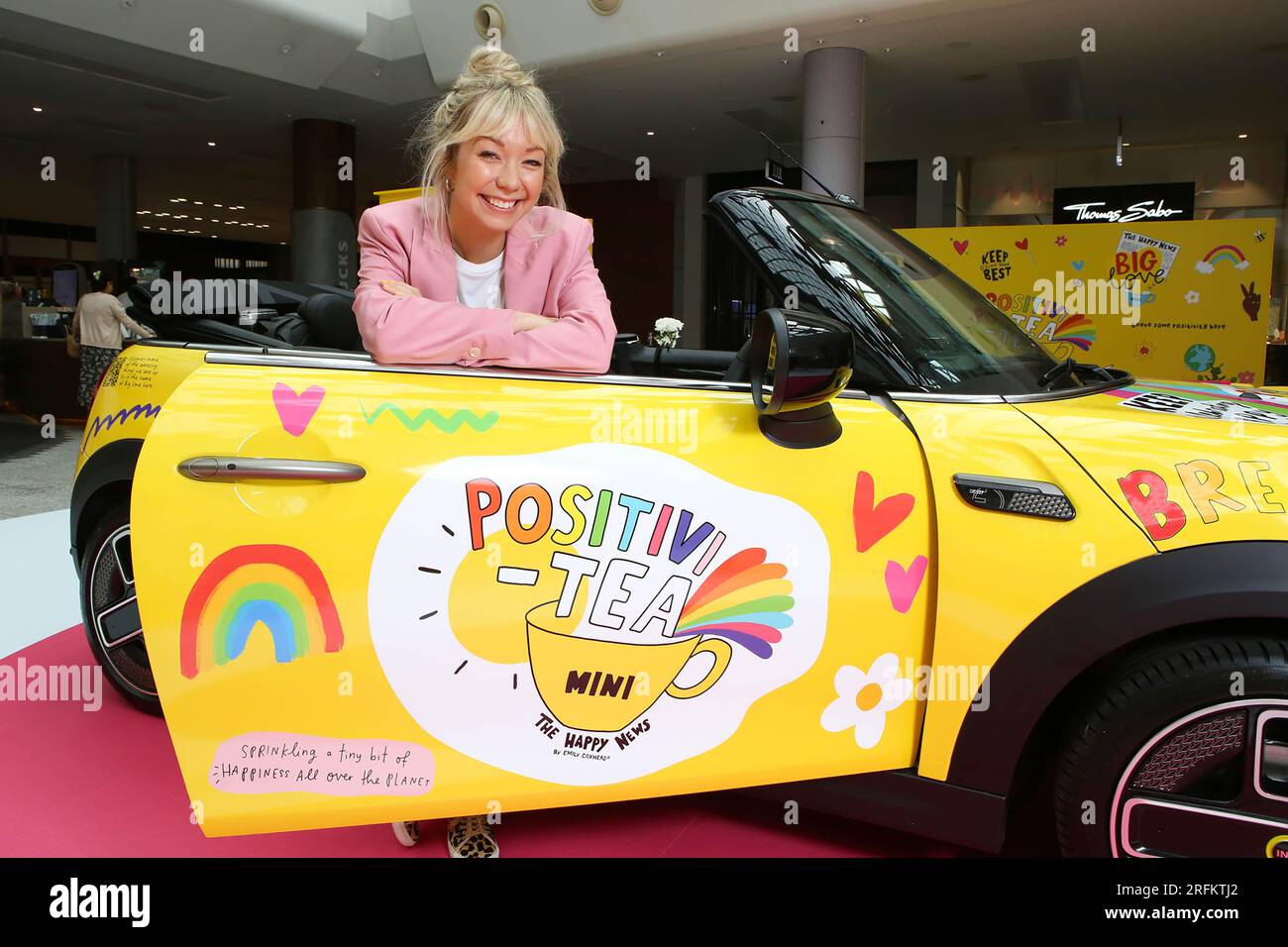 EDITORIAL USE ONLY Happiness expert and illustrator Emily Coxhead at ...