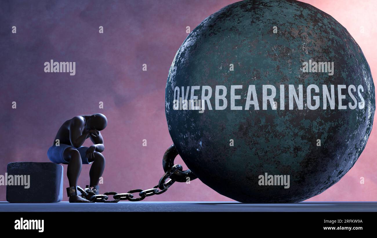 Overbearingness - a metaphor showing human struggle with ...