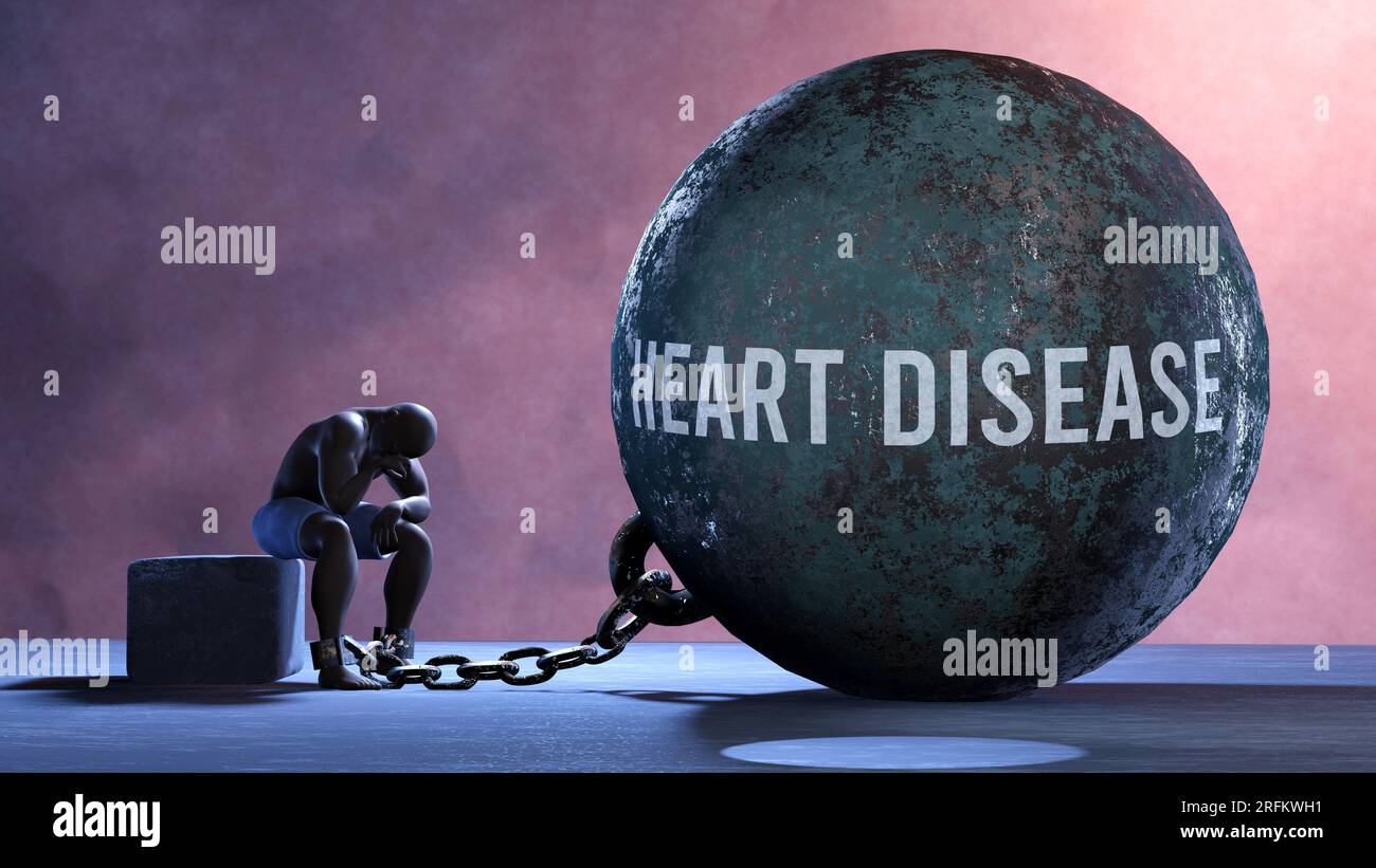 Heart disease - a metaphor showing human struggle with Heart disease ...