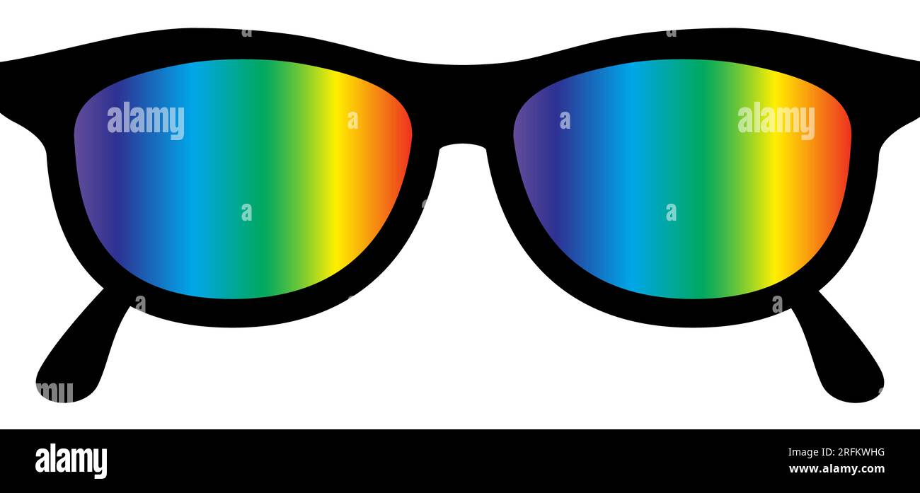 Visible spectrum, rainbow. Spectrum light, visible to human eye. light ...