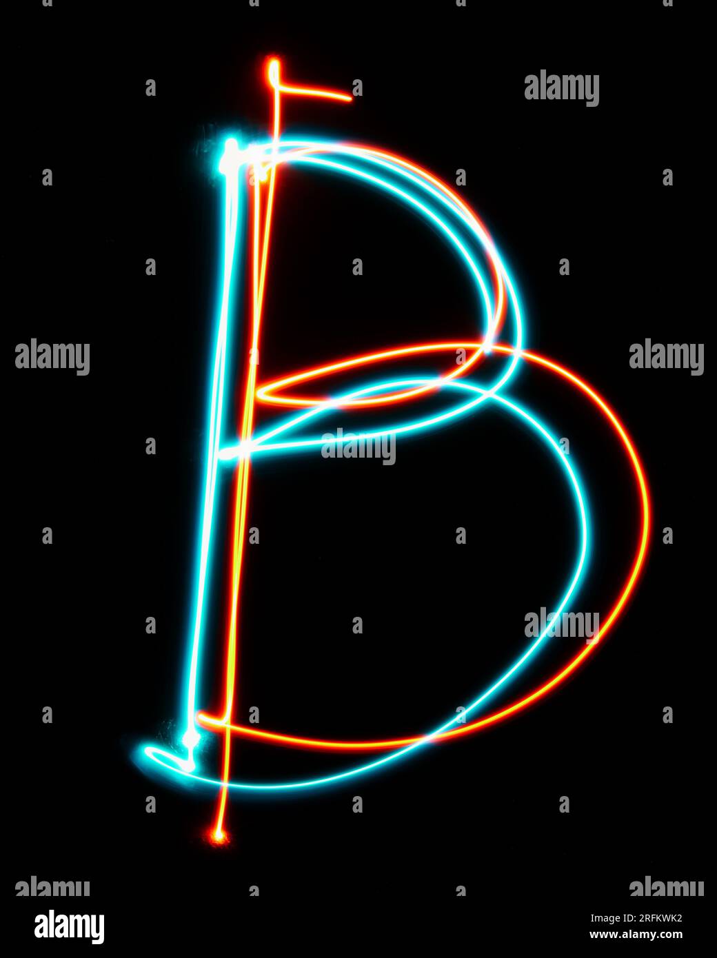 Neon b lights hi-res stock photography and images - Alamy