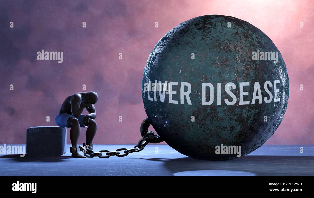 Liver disease - a metaphor showing human struggle with Liver disease ...