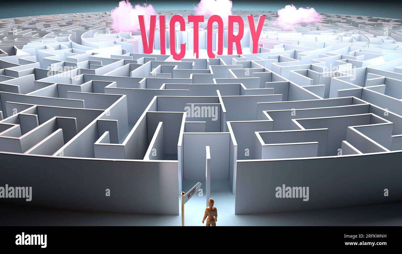 A vulnerable person in front of a big obstacle and a challenge to find ...