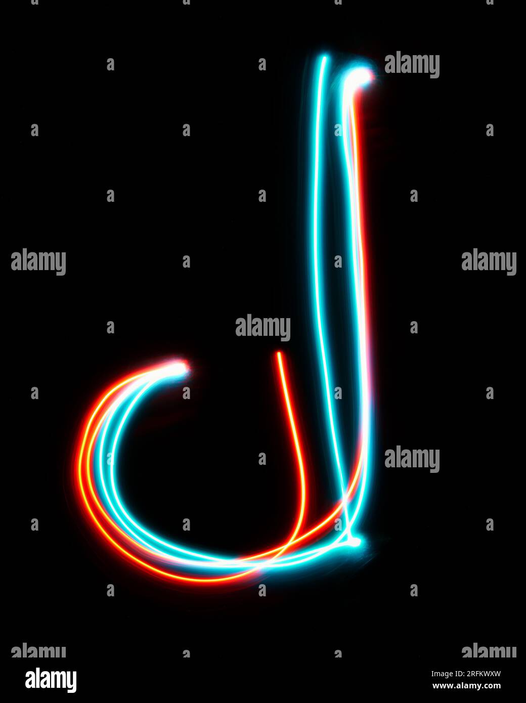 Neon letter j hi-res stock photography and images - Alamy