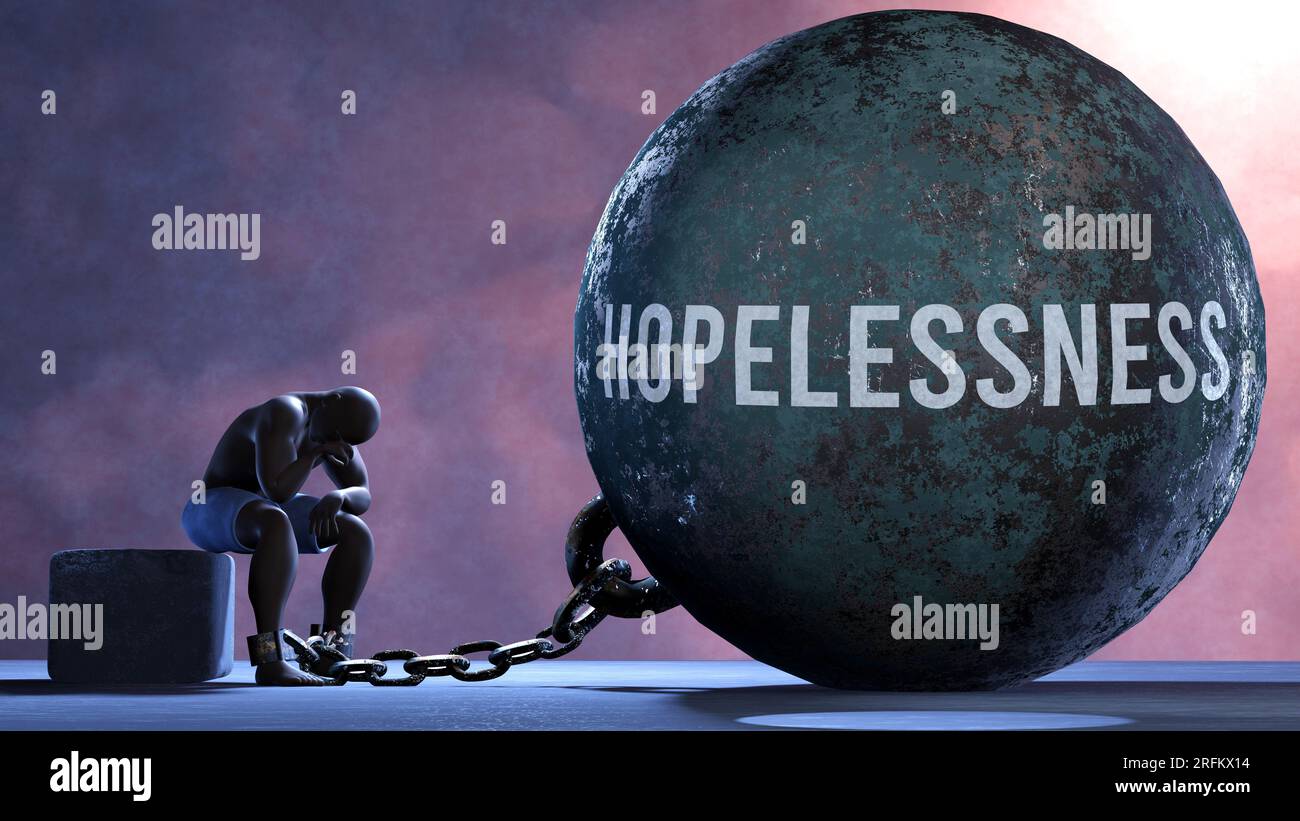 Hopelessness and painful human condition hi-res stock photography and ...