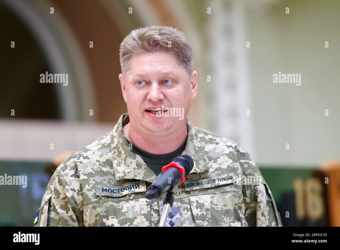 Kyiv Ukraine August 4 2023 Commander Of The 831st Tactical