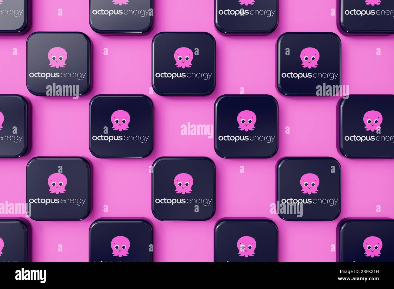 LONDON, UK - July 2023: Octopus Energy gas and electricity energy ...