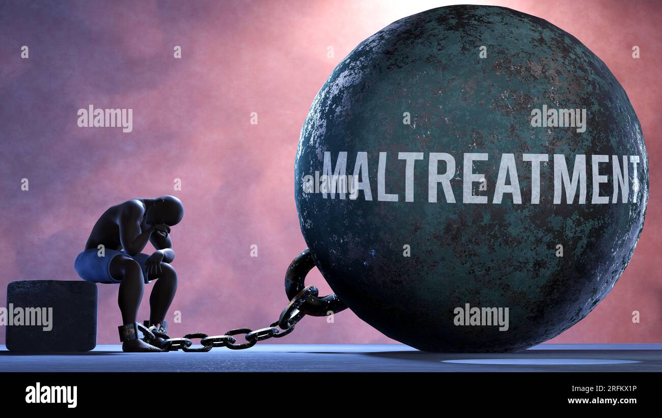 Maltreatment - a metaphor showing human struggle with Maltreatment ...