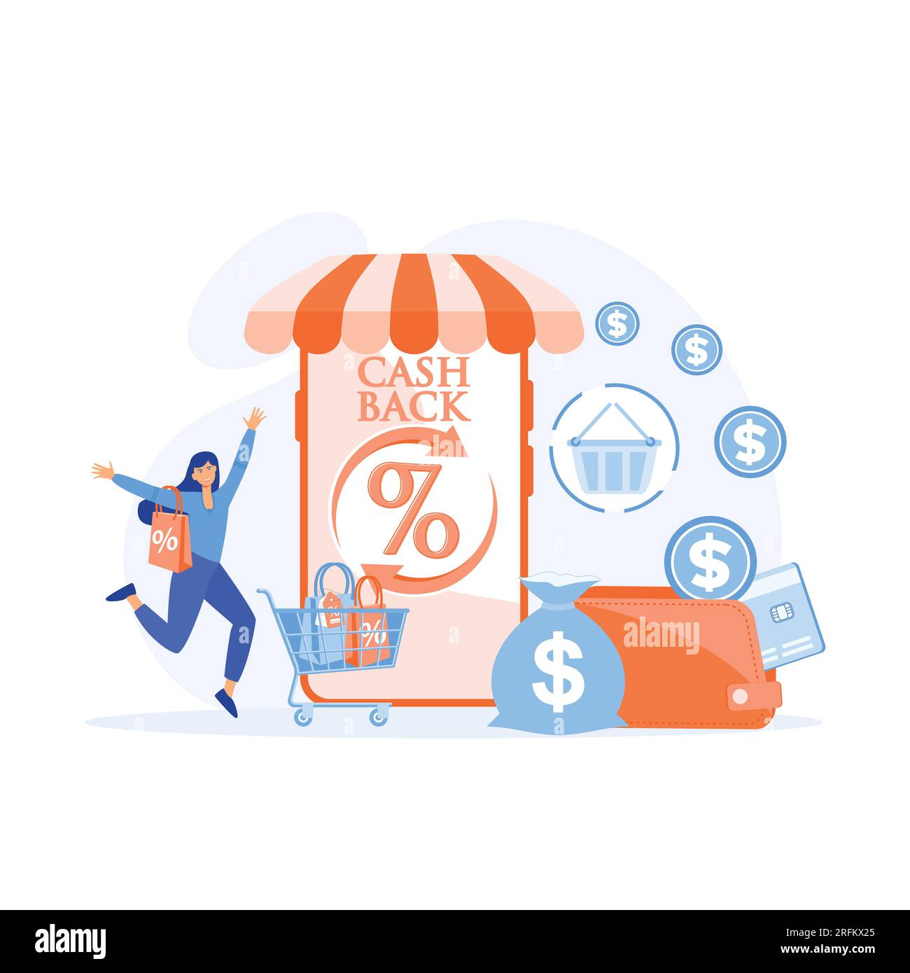 App screen rewards Stock Vector Images - Alamy