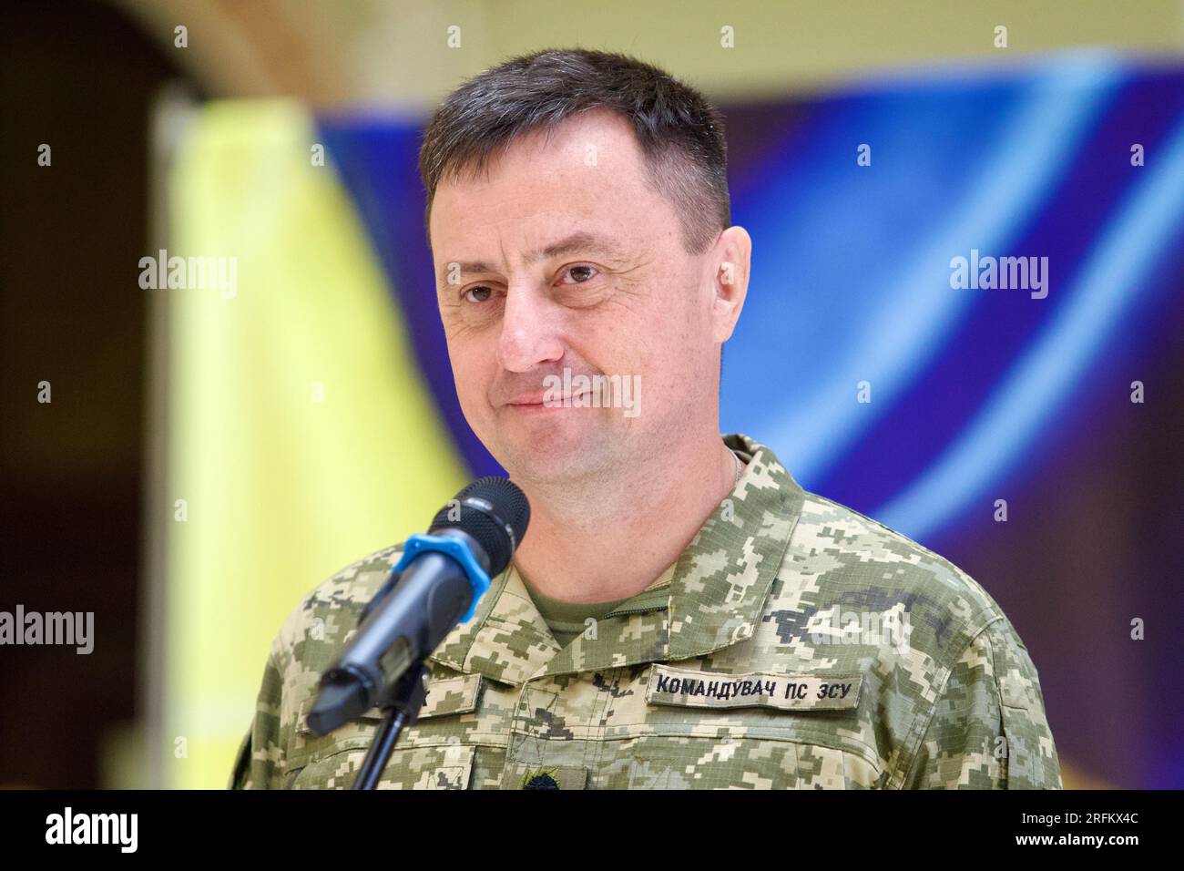 KYIV, UKRAINE - AUGUST 4, 2023 - Commander of the Air Forces of the ...