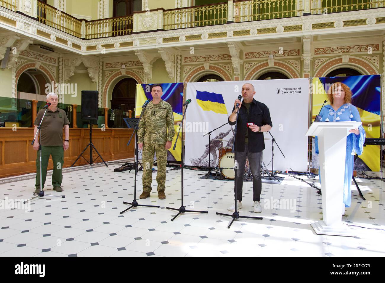 KYIV, UKRAINE - AUGUST 4, 2023 - Commander of the Centre Air Force ...